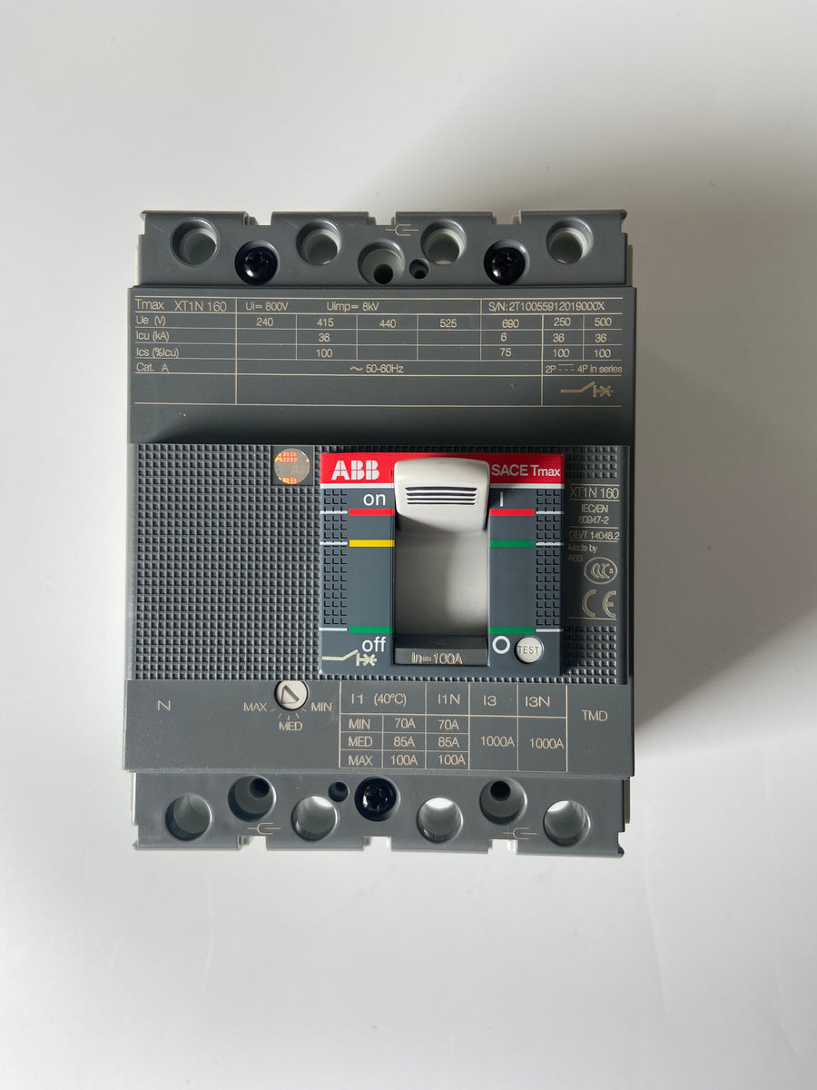 ABB MCCB TMAX XT3N 250 TMD 250-2500 4p F F InN=100% 1SDA068070R1 – ABB ...